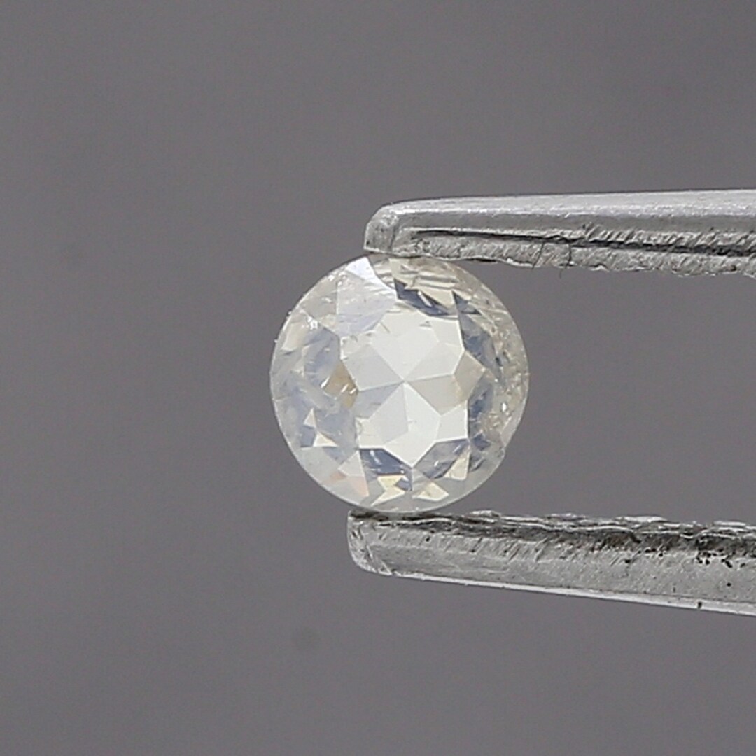 0.25 CT Natural Loose Round Tambuli Cut Diamond, Blue Color Round Cut ...