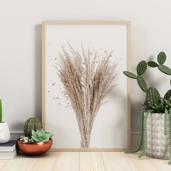 Pampas Print - Etsy UK