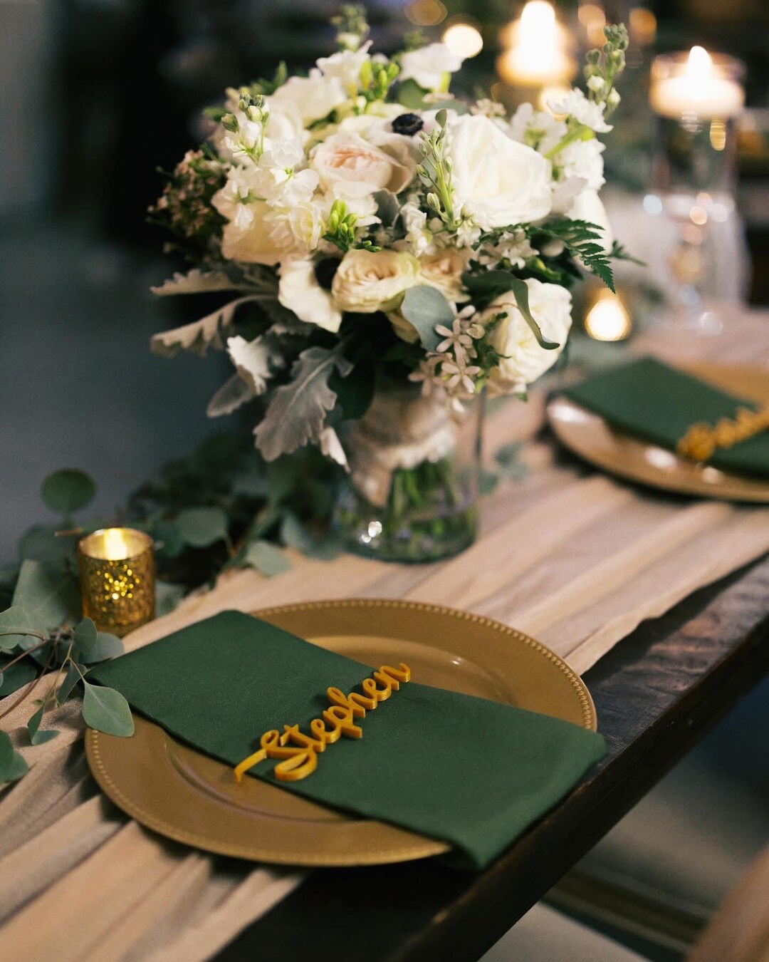 Custom 3D Printed Table Name Signs–elegant Wedding Decor | Personalized ...