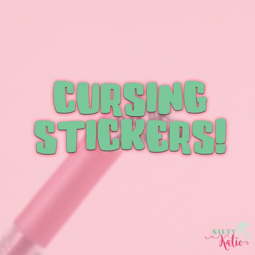 Sassy Stickers Cursing Stickers Curse Word Stickers | Etsy