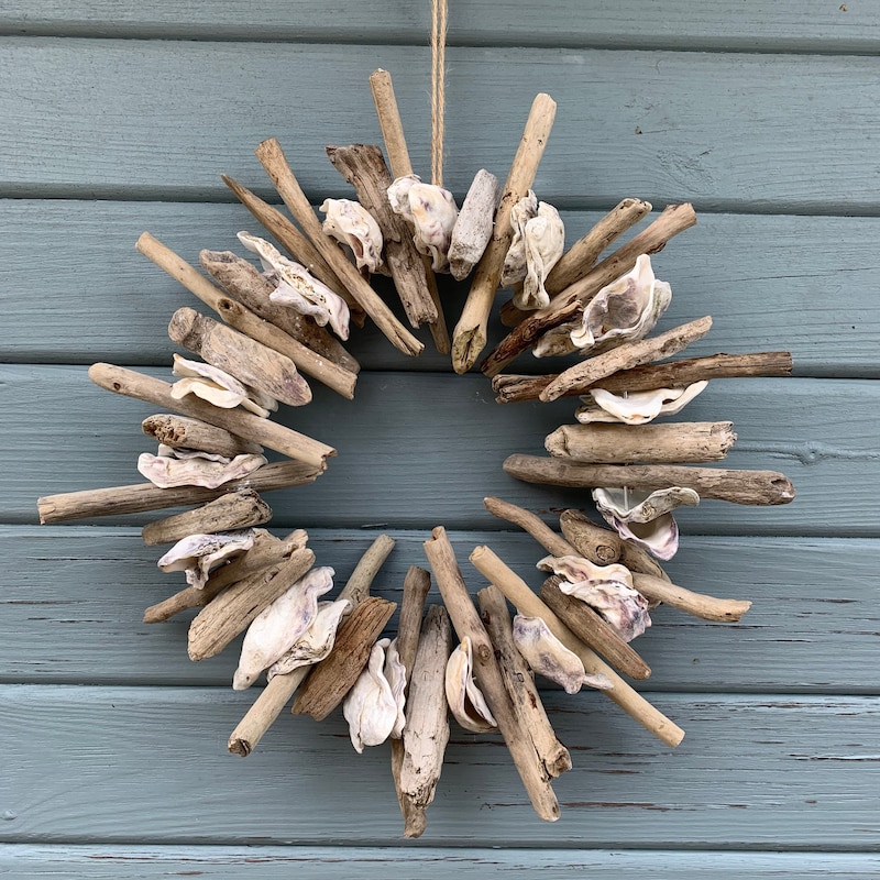 Oyster Shell Wreaths - Etsy UK
