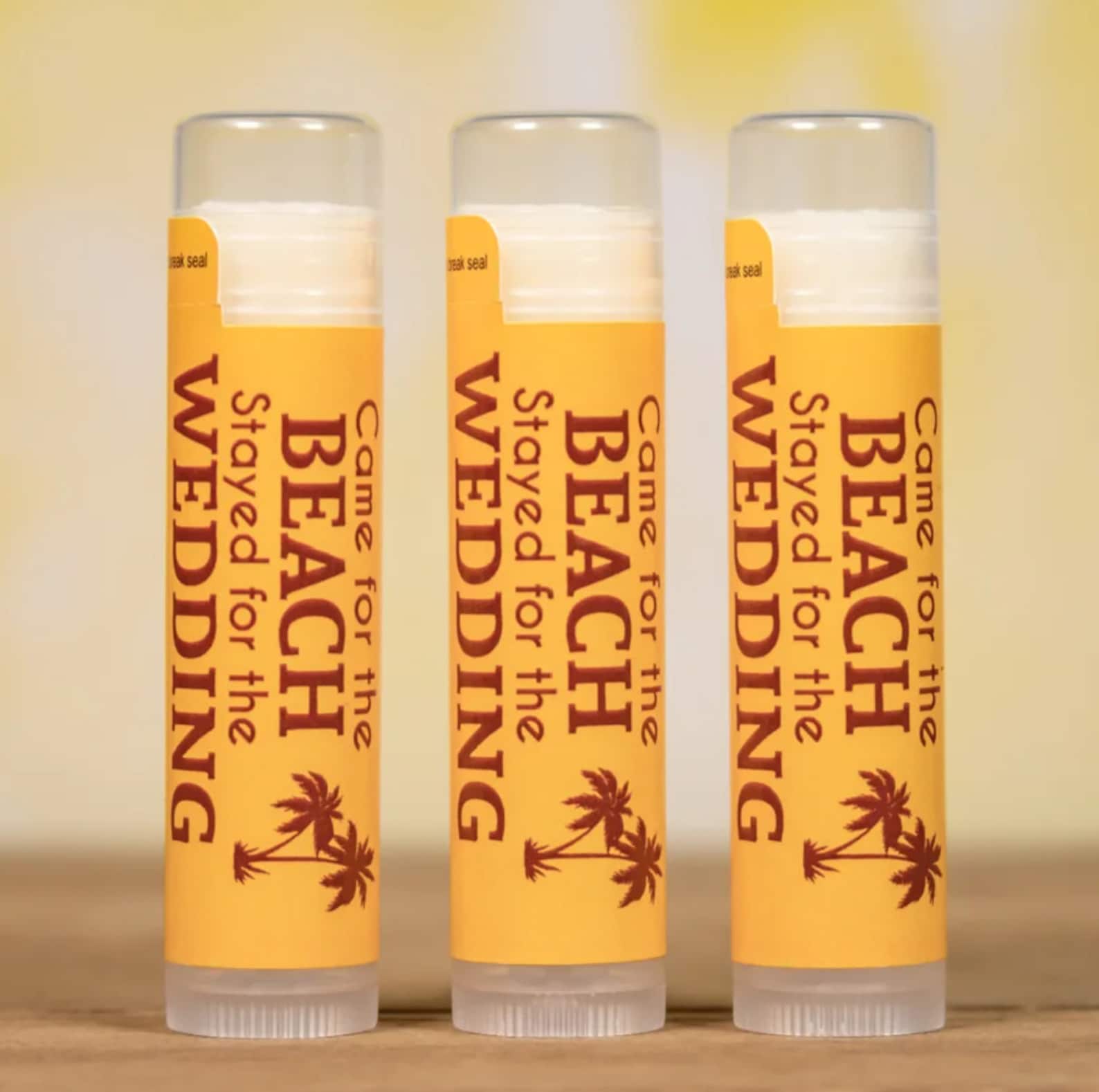 100 Personalized Lip Balms: Organic Chapstick, Wedding & Party Favors ...