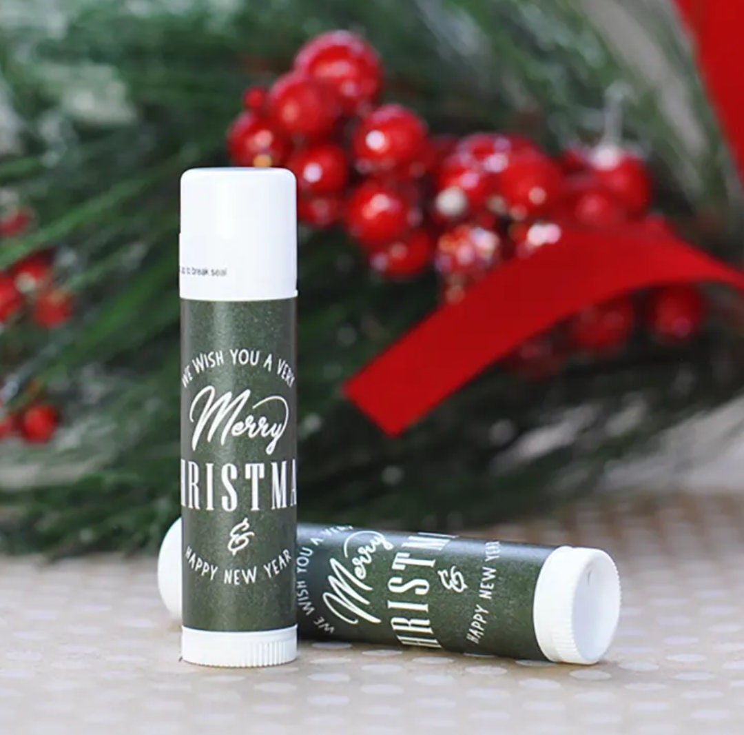 100 Lip Balms With Personalized Labels, 100-pack Tubed Chap Stick, Lip ...