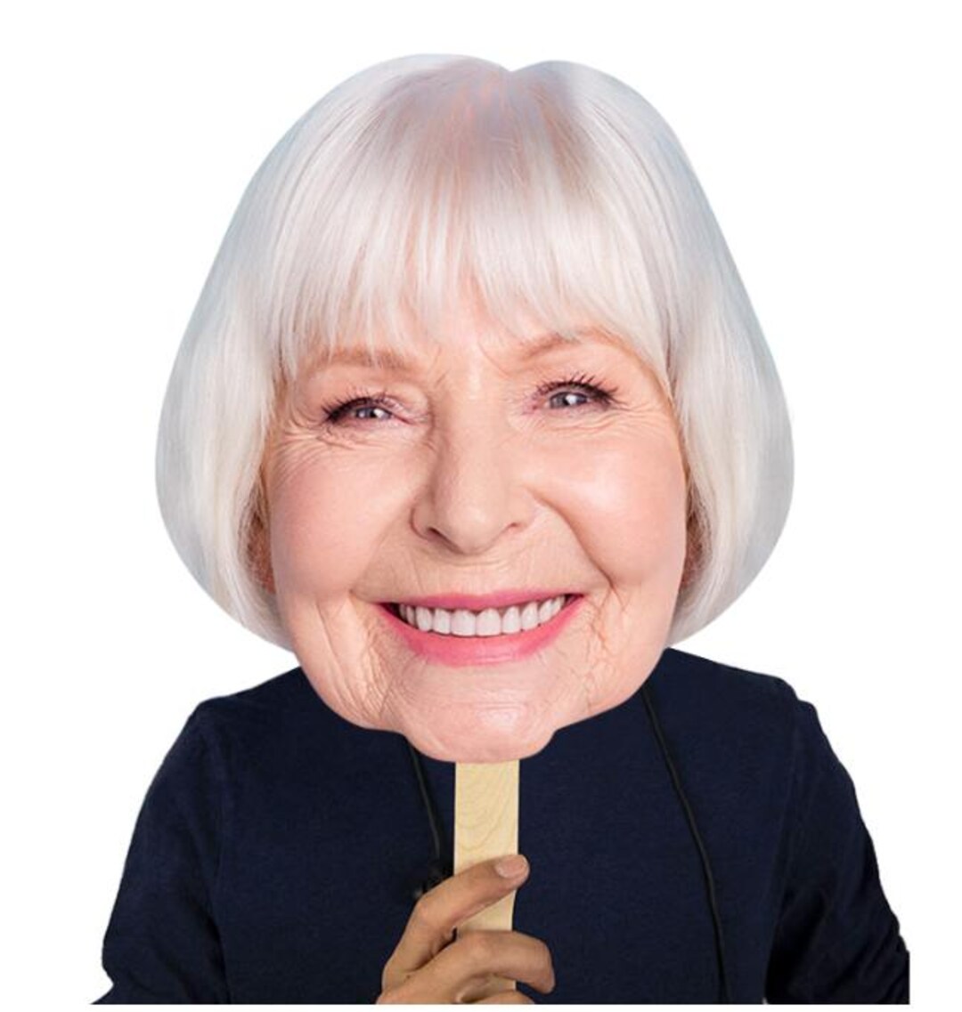 100 Cut-out Face Hand Fans, Hand Fans, Party Fans, Party Favors, Large ...