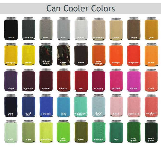 Cartoon Pic Can Coolers Bday Party Coolers Beer Holders - Etsy