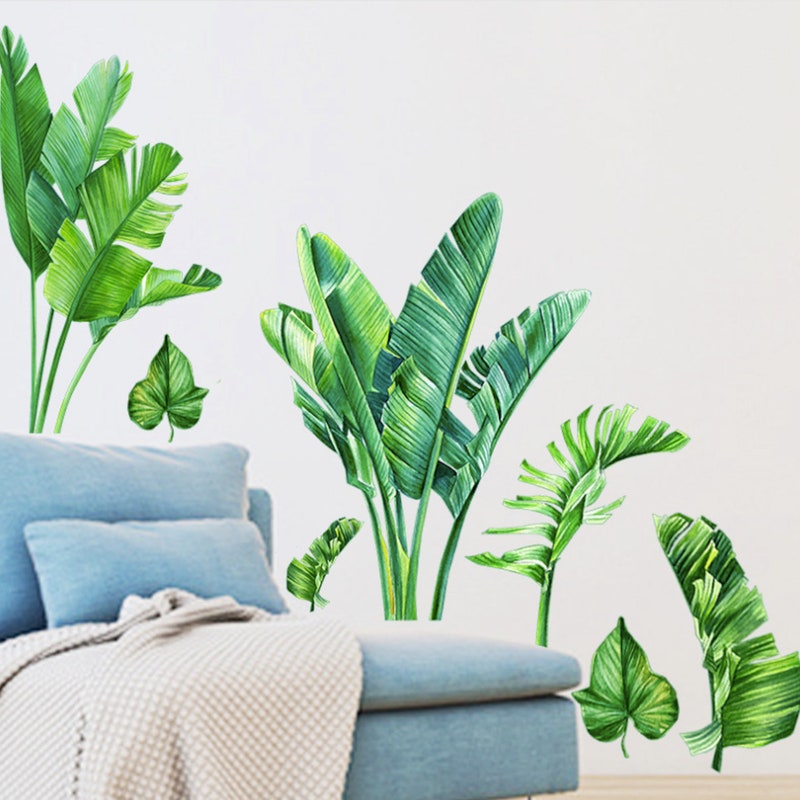 Tropical Wall Decal - Etsy
