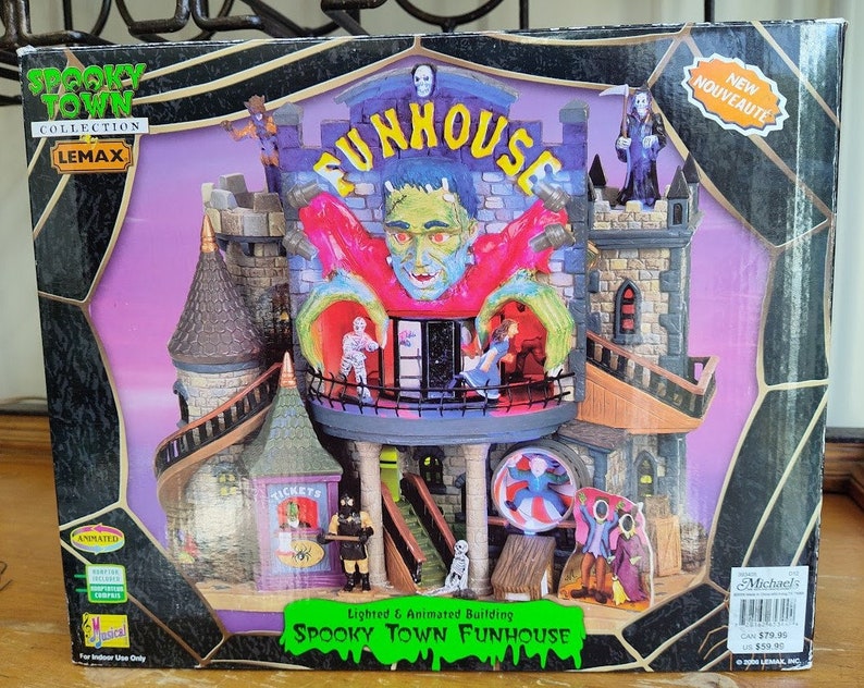 Lemax Spooky Town Collection Spooky Town Funhouse New in Box! Halloween ...
