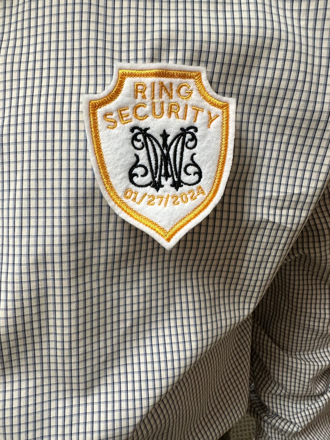 Wedding RING SECURITY Badge for Ring Bearer - Free Shipping in USA - Etsy