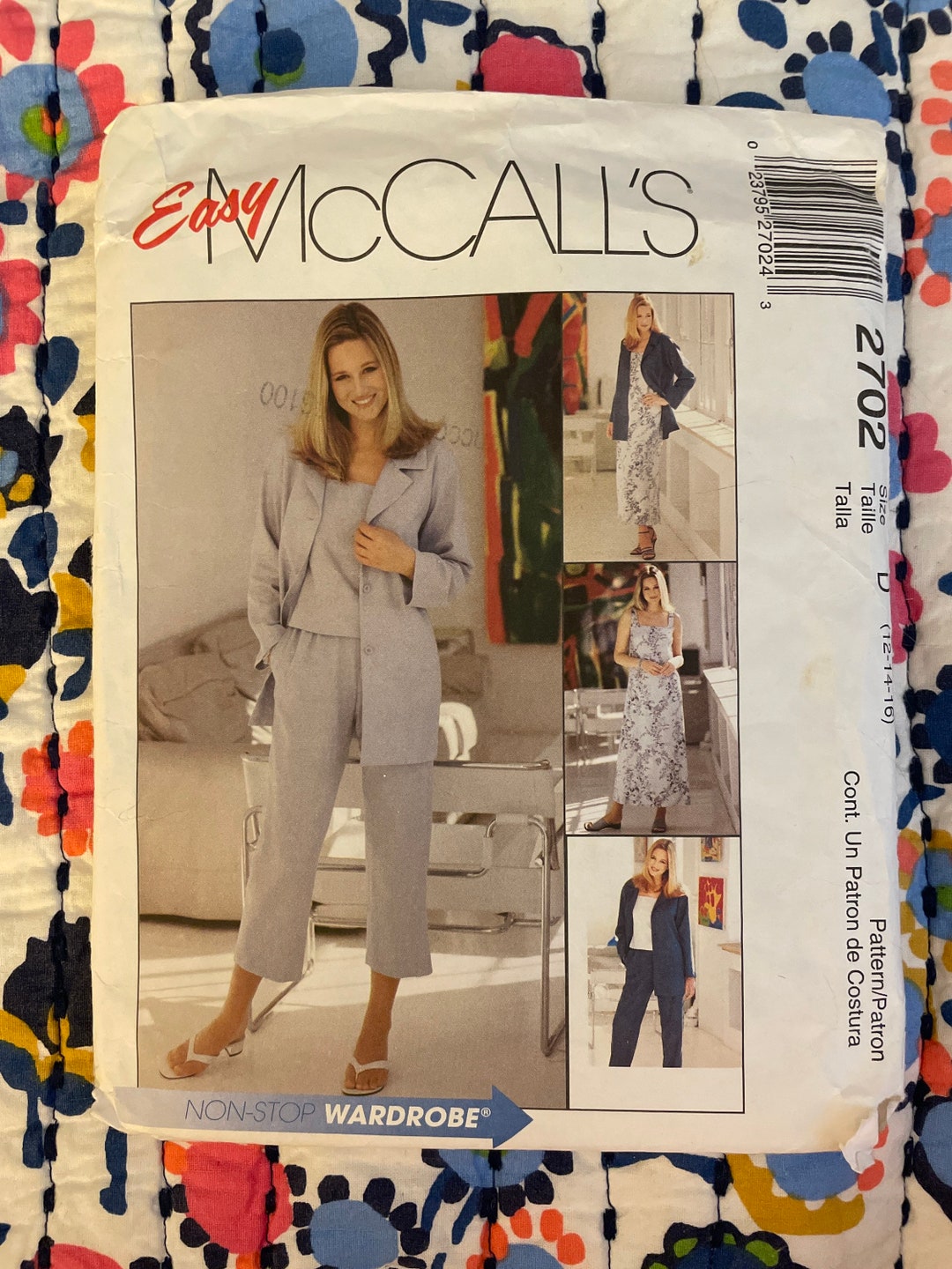 Uncut Mccalls 2702 Sewing Pattern - Etsy