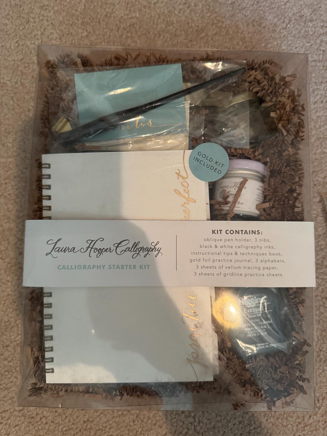 Laura Hooper Calligraphy Starter Kit & Practice Pad - Etsy