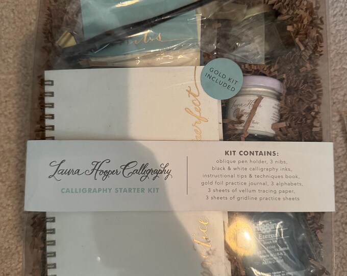 Laura Hooper Calligraphy Starter Kit & Practice Pad - Etsy