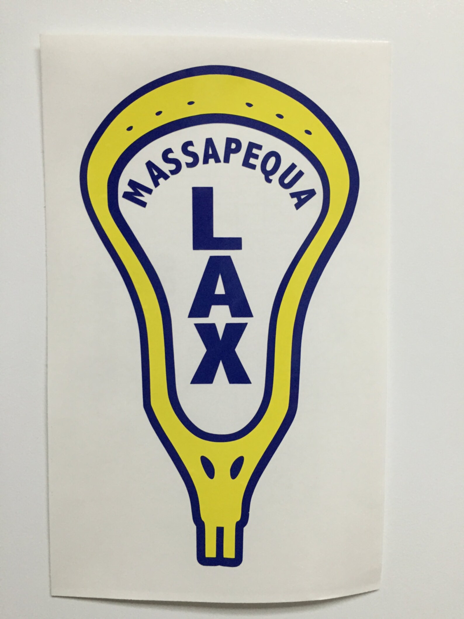 Custom Lacrosse Stick Vinyl Sticker - Etsy