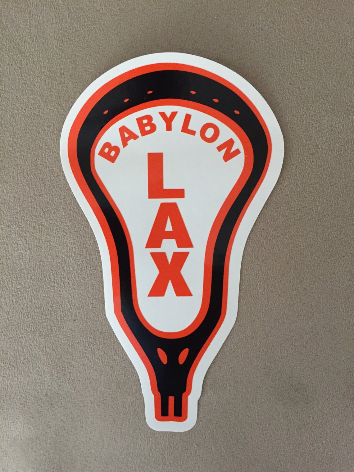 Custom Lacrosse Stick Vinyl Sticker - Etsy