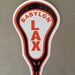 Custom Lacrosse Stick Vinyl Sticker - Etsy