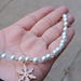Beaded Snowflake Choker: Handmade Christmas Necklace - Etsy