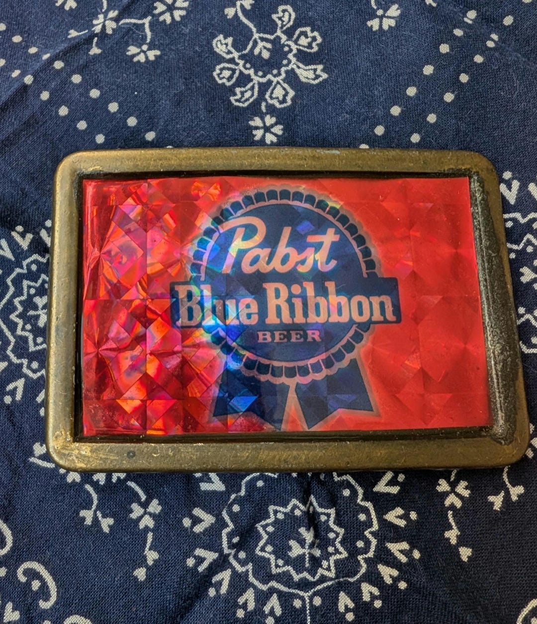 Pabst Blue Ribbon Beer PBR Belt Buckle - Etsy