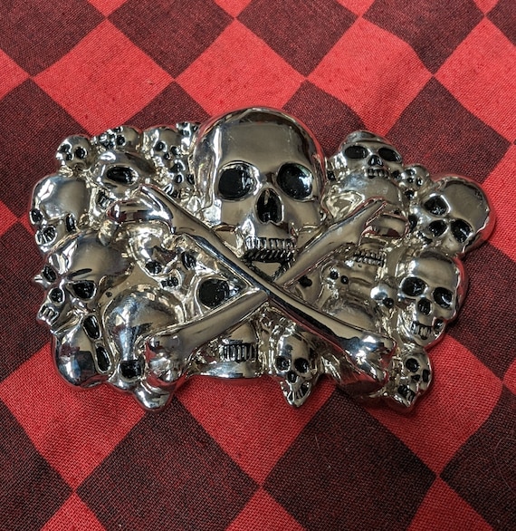 Skull belt buckle - Gem