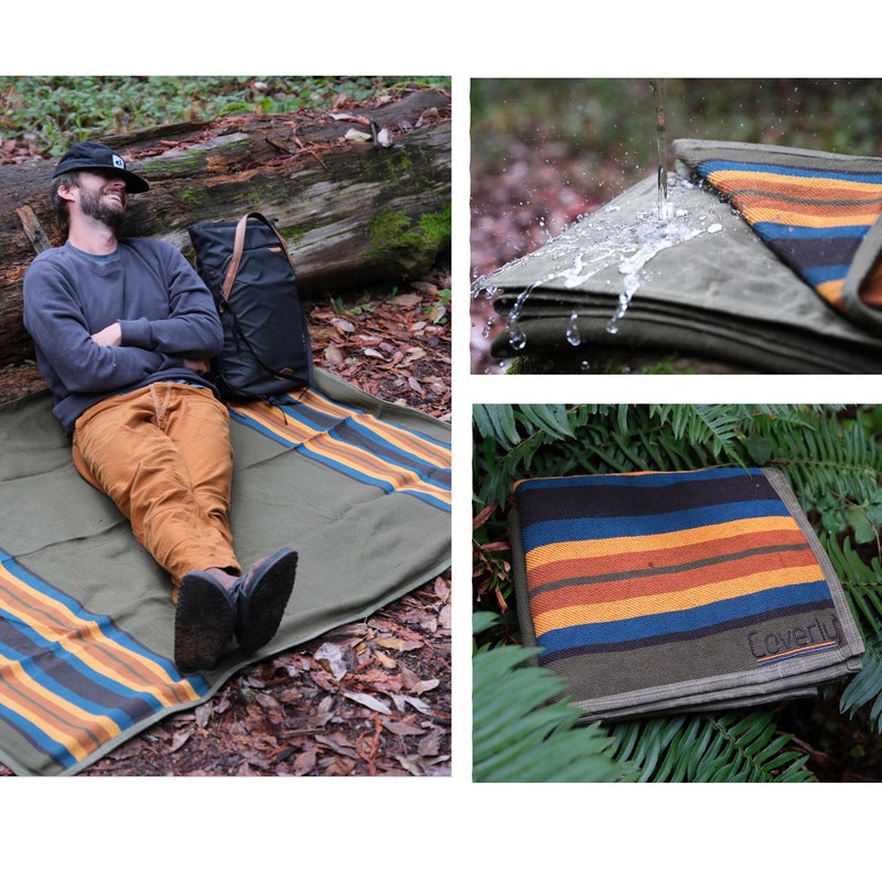 Canvas Camping Blanket - Etsy