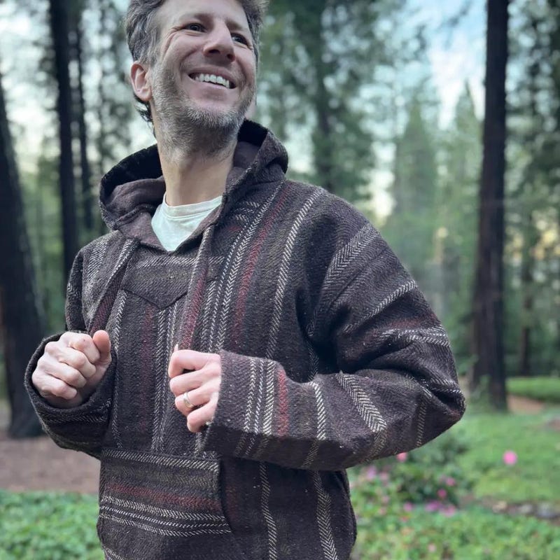 Mexican Brown Poncho - Etsy