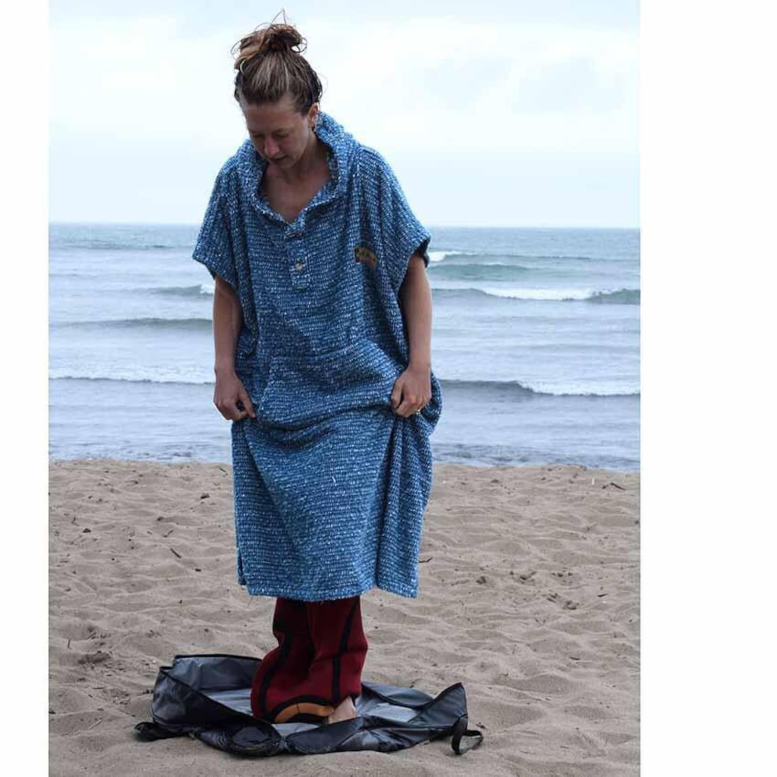 Surf Poncho Changing Robe Hooded Towel Surf Hoodie Swim - Etsy Australia