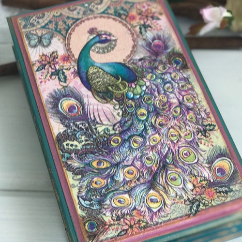 Peacock Jewelry Box Pink Keepsake Box Christmas Gifts for - Etsy