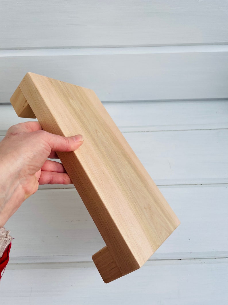 Wood Riser Unfinished Farmhouse Wooden Risers Tiered Tray | Etsy