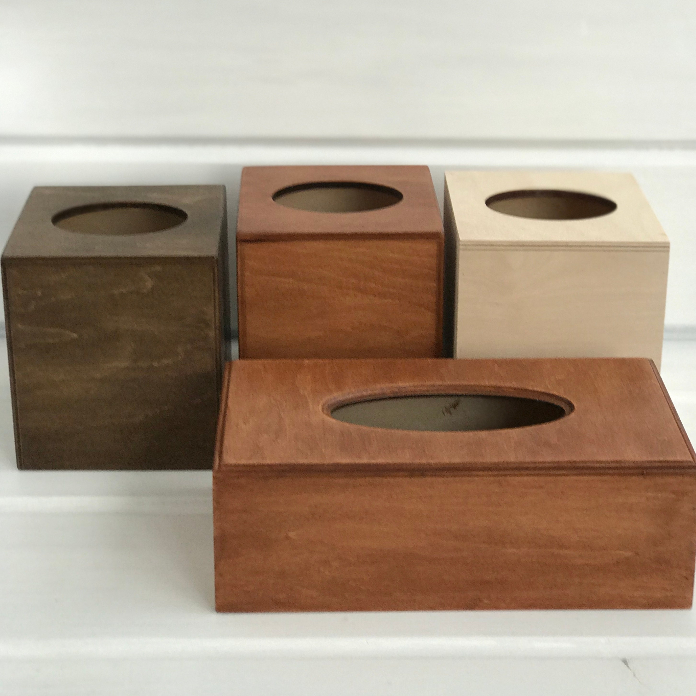 Wooden Tissue Box Cover Farmhouse Home Decor Tissue Box - Etsy