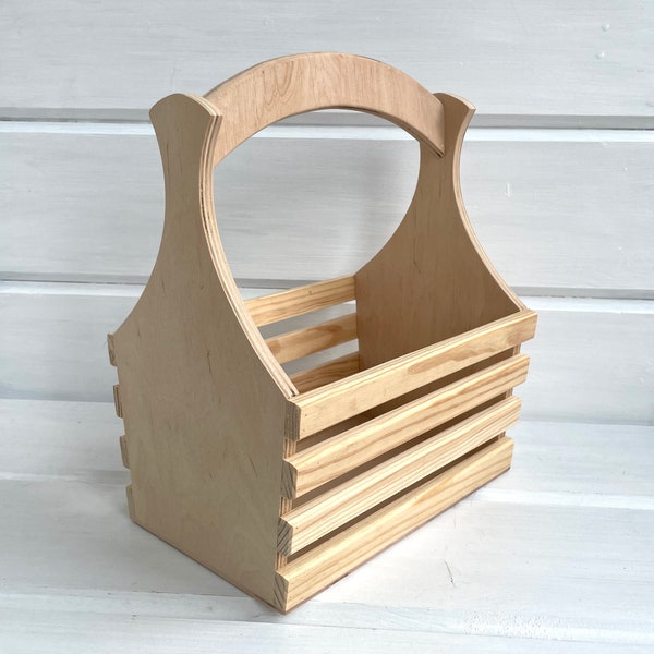 Crate With Handle - Etsy