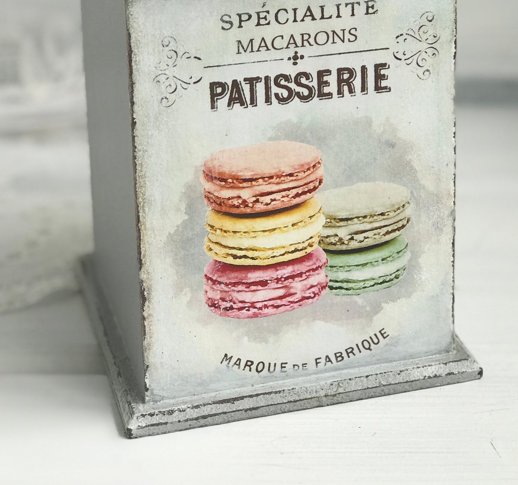 Shabby Kitchen Box French Cottage Decor | Etsy