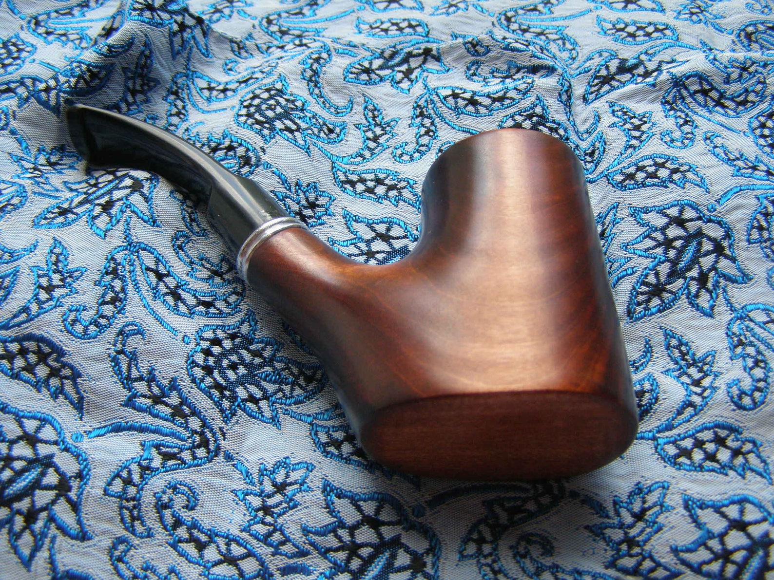 Pipe à fumer en bois de poire poker filtre 9 mm avec kiset et | Etsy