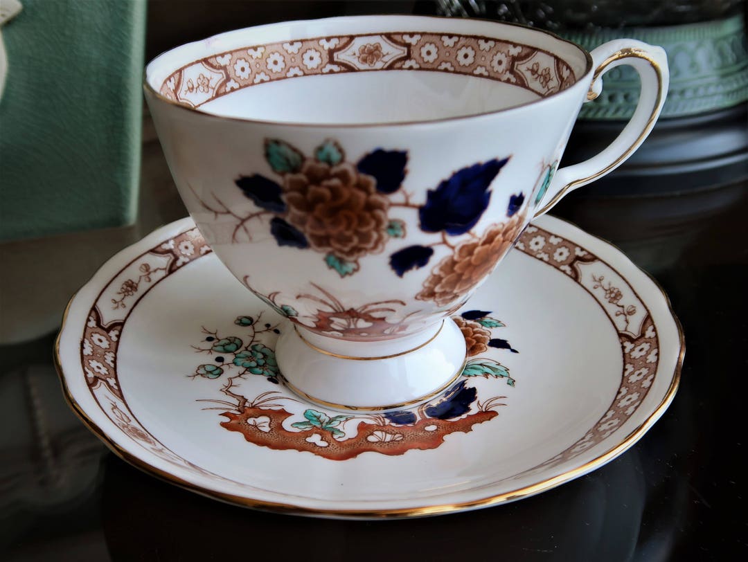 Tuscan Fine Bone China Tea Cup and Saucer Set - Etsy
