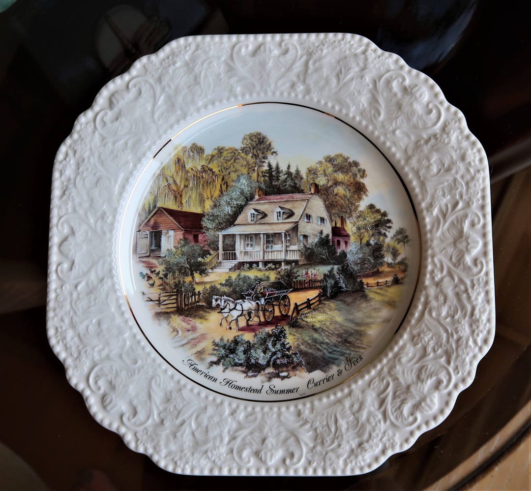 Lord Nelson Pottery American Homestead Summercurrier & Ives - Etsy