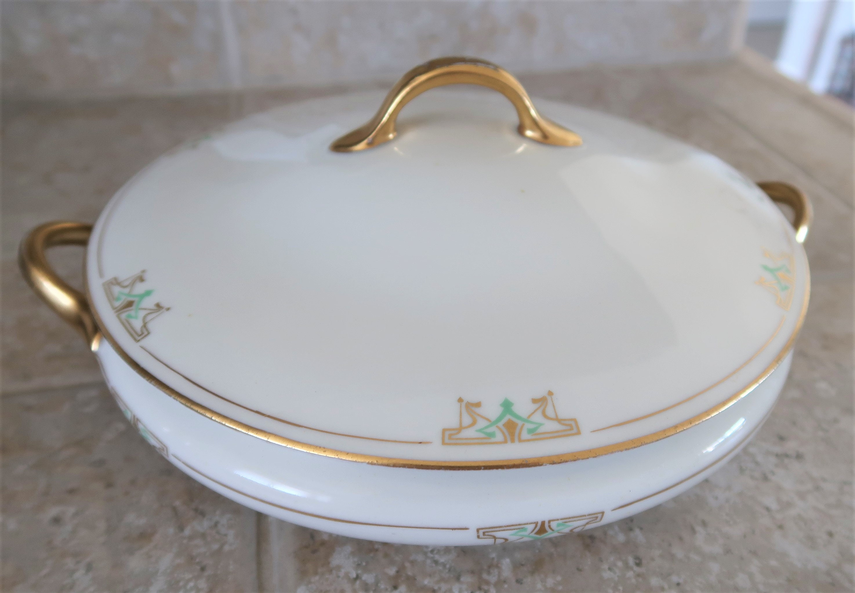 Antique Warwick China Covered Tureen~covered Bowl~covered Vegetable - Etsy