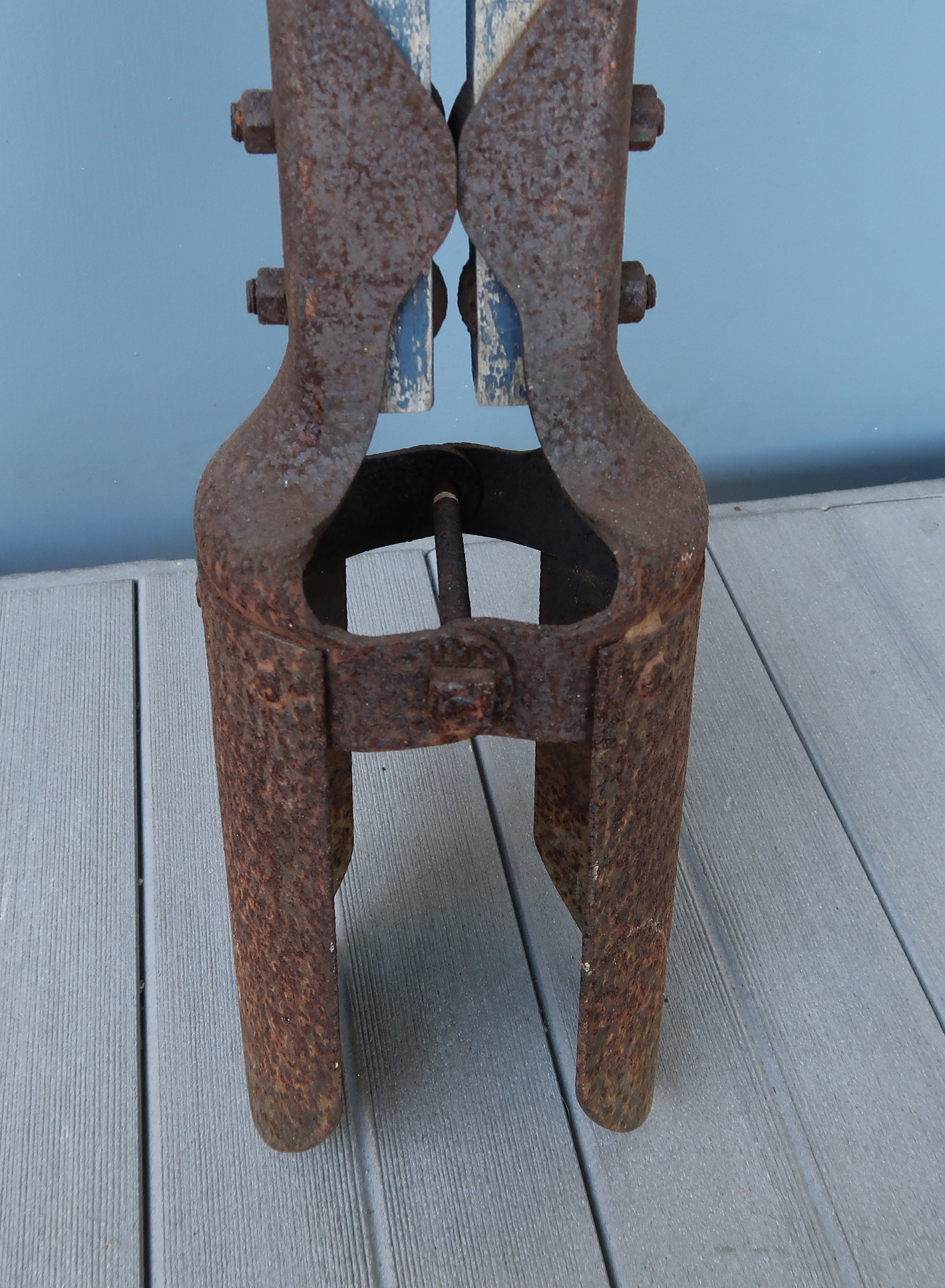 Antique Post Hole Digger~old Farm Tool~garden Tool~garden Decor~farm ...