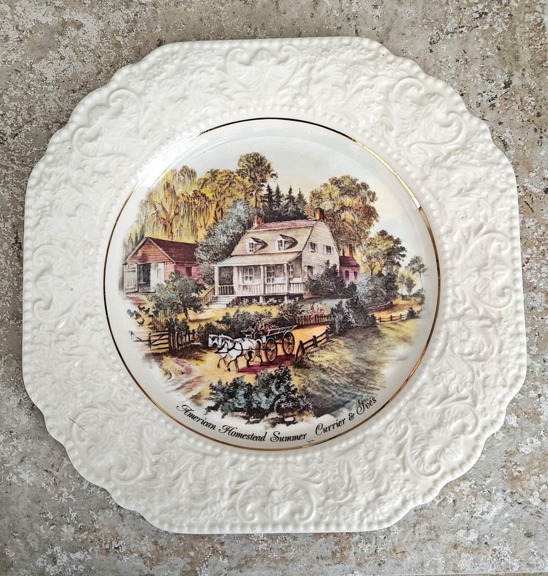 Lord Nelson Pottery~ American Homestead Summer~currier & Ives ...