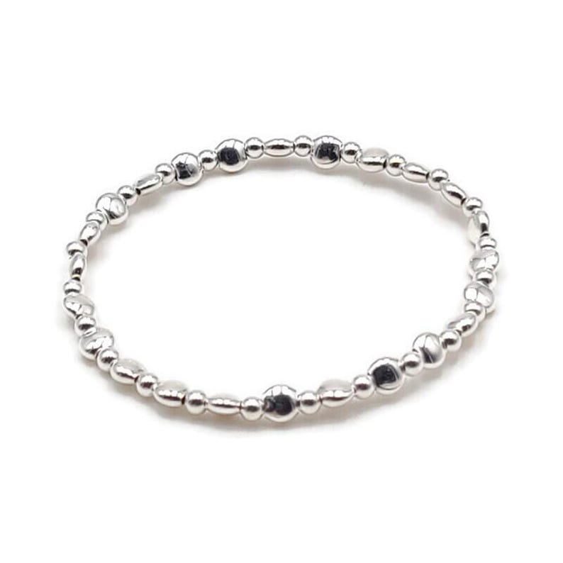 Stackable Beaded Bracelet: Gold Filled, Tarnish-free - Stretch Fit - Etsy