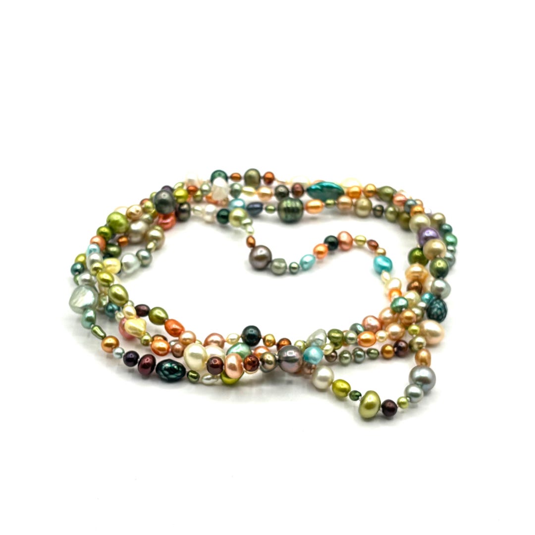 Super Long 62 Inch Pearl Flapper Necklace - Etsy