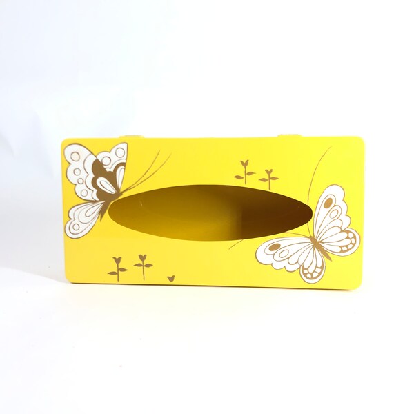 Yellow Tissue Box - Etsy