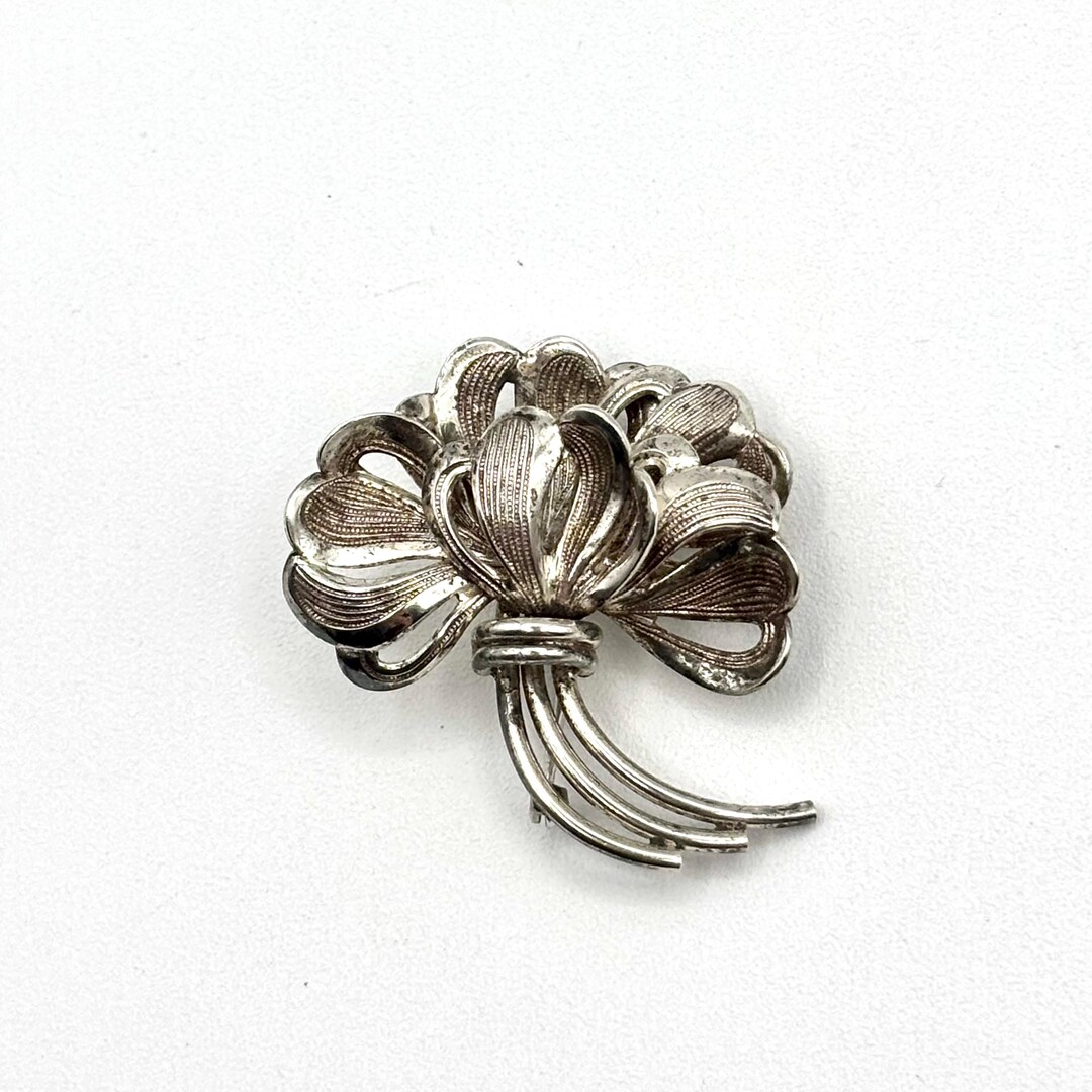 Forstner Sterling Silver Flower Pin or Brooch - Etsy