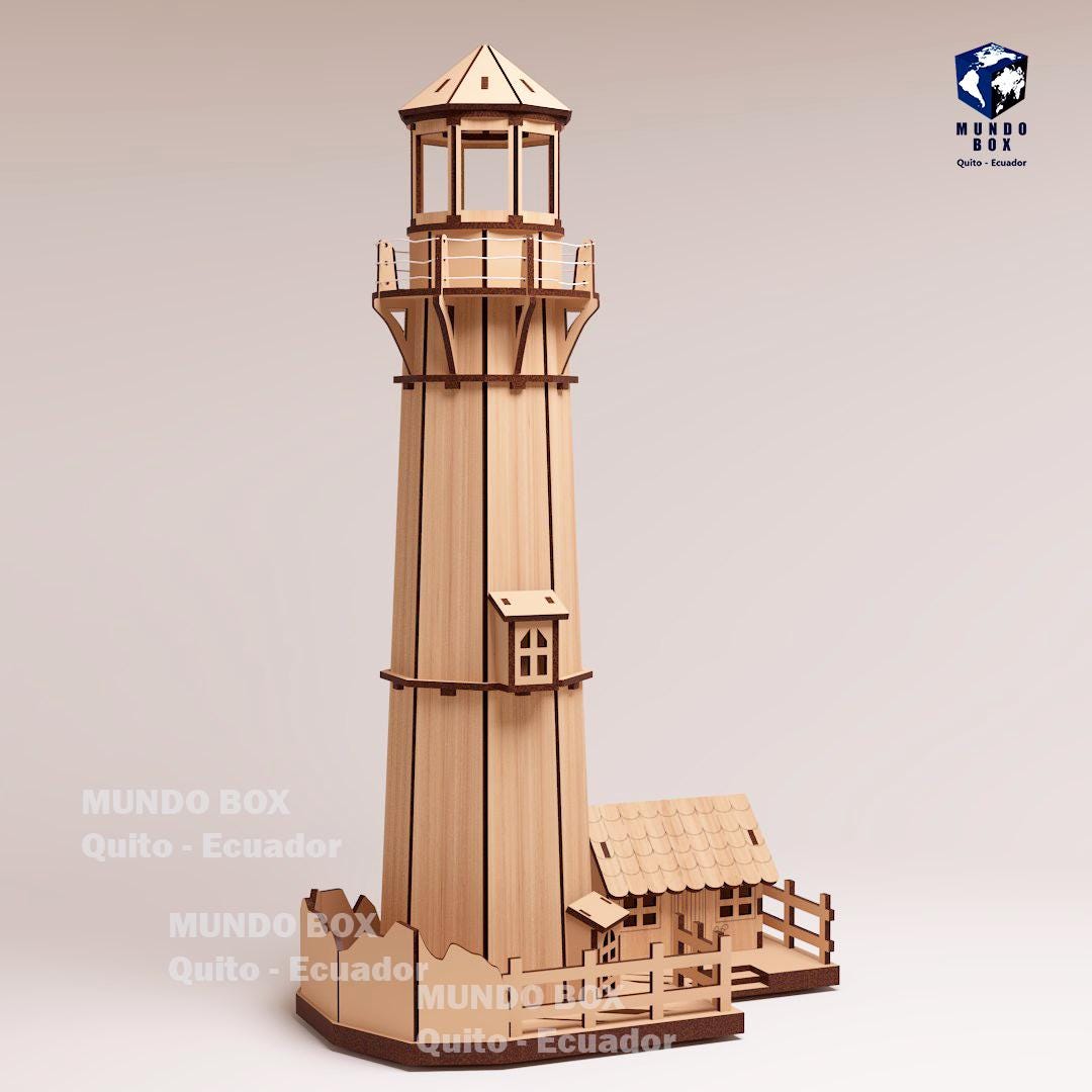 Lighthouse digital files, download DXF, SVG and other formats for Laser ...