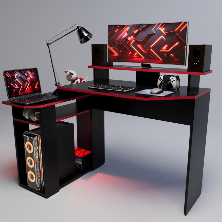Detailed Plans to Construct the Gamer Desk MAX, Digital Files ...