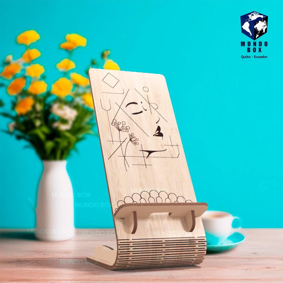 Phone Stand, Movile Holder. Unique Design Digital Files for 3 and 4mm ...