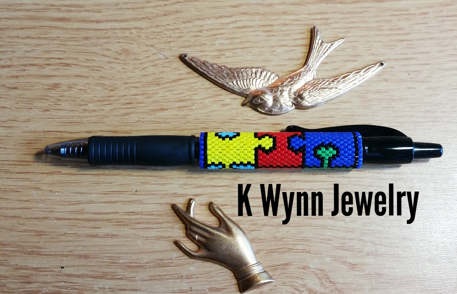 BEAD PATTERN Puzzle Pieces Autism Awareness_pen Cover - Etsy