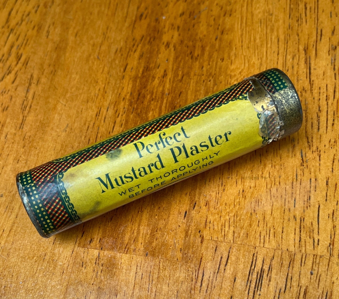 Vintage Johnson & Johnson Mustard Plaster General Store Advertising Tin ...