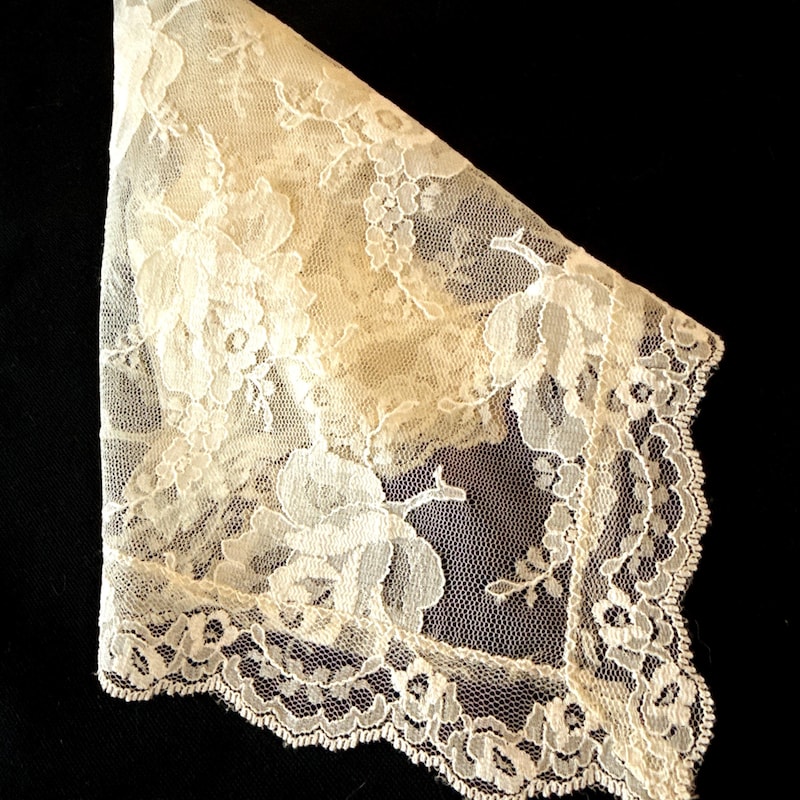 Antique Lace Handkerchief - Etsy