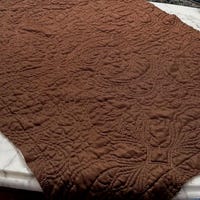 Brown Quilt - Etsy