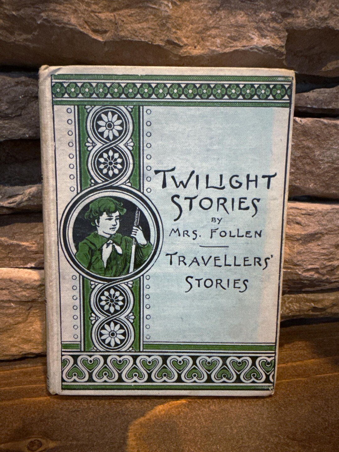 Rare 1889 Children’s Book, Twilight Stories by Mrs. Follen, Travellers ...