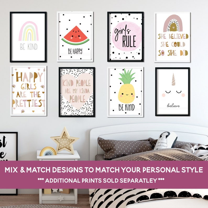 Wall Art Prints Posters Pictures A4 Kids Children's | Etsy