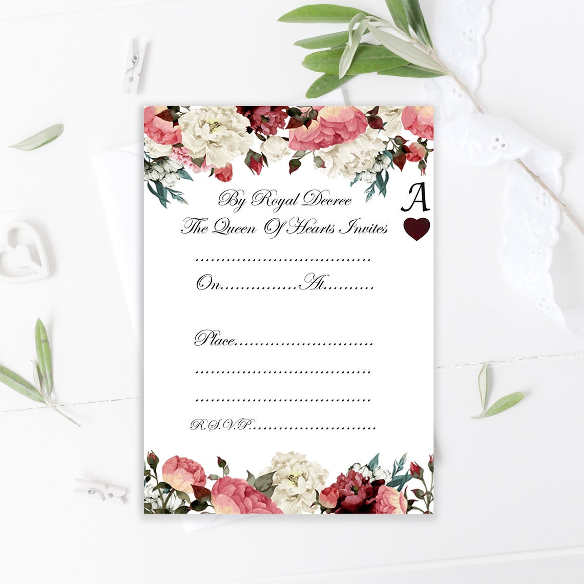 Alice in Wonderland Mad Hatters Tea Party Invitations 15 per | Etsy