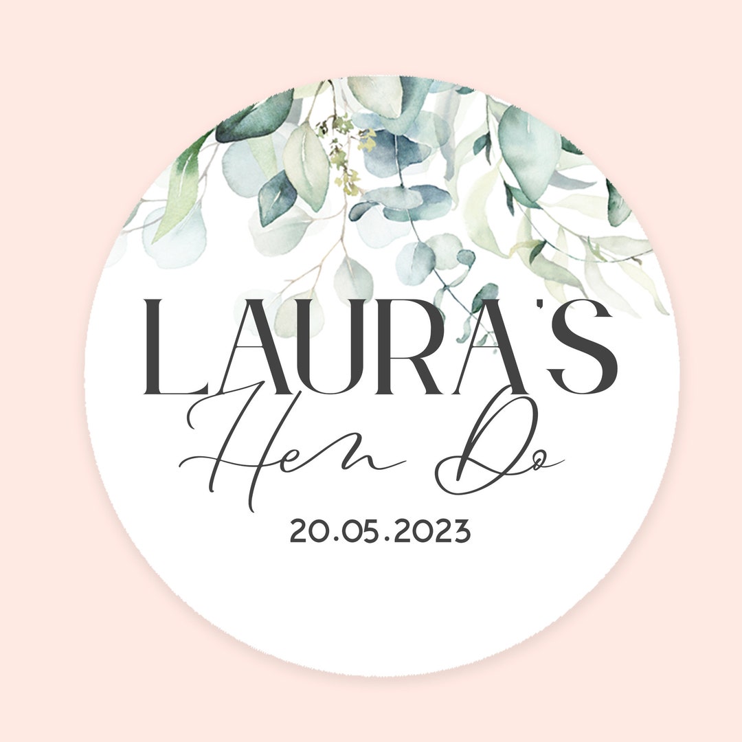 Personalised Hen Party Stickers-hen Do Favours-hen Party Bags Favours ...